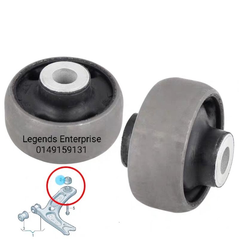 Volkswagen Lower Arm Bushing Control Arm Trailing Arm Bush for Beetle ...