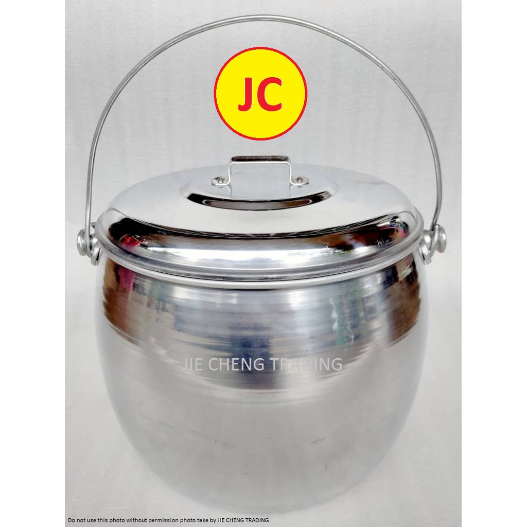 KUCING 20cm Aluminium Sarawak Pot / Soup Pot / Periuk Tangkai / Periuk ...