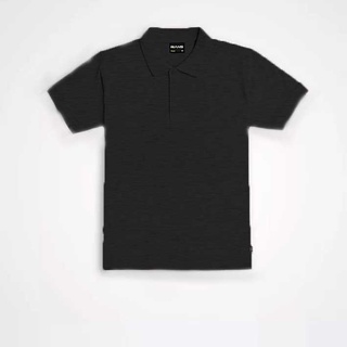 RIANS Plain Cotton Colar T-Shirt ( Short Sleeve ) 220gsm - DARK GREY ...