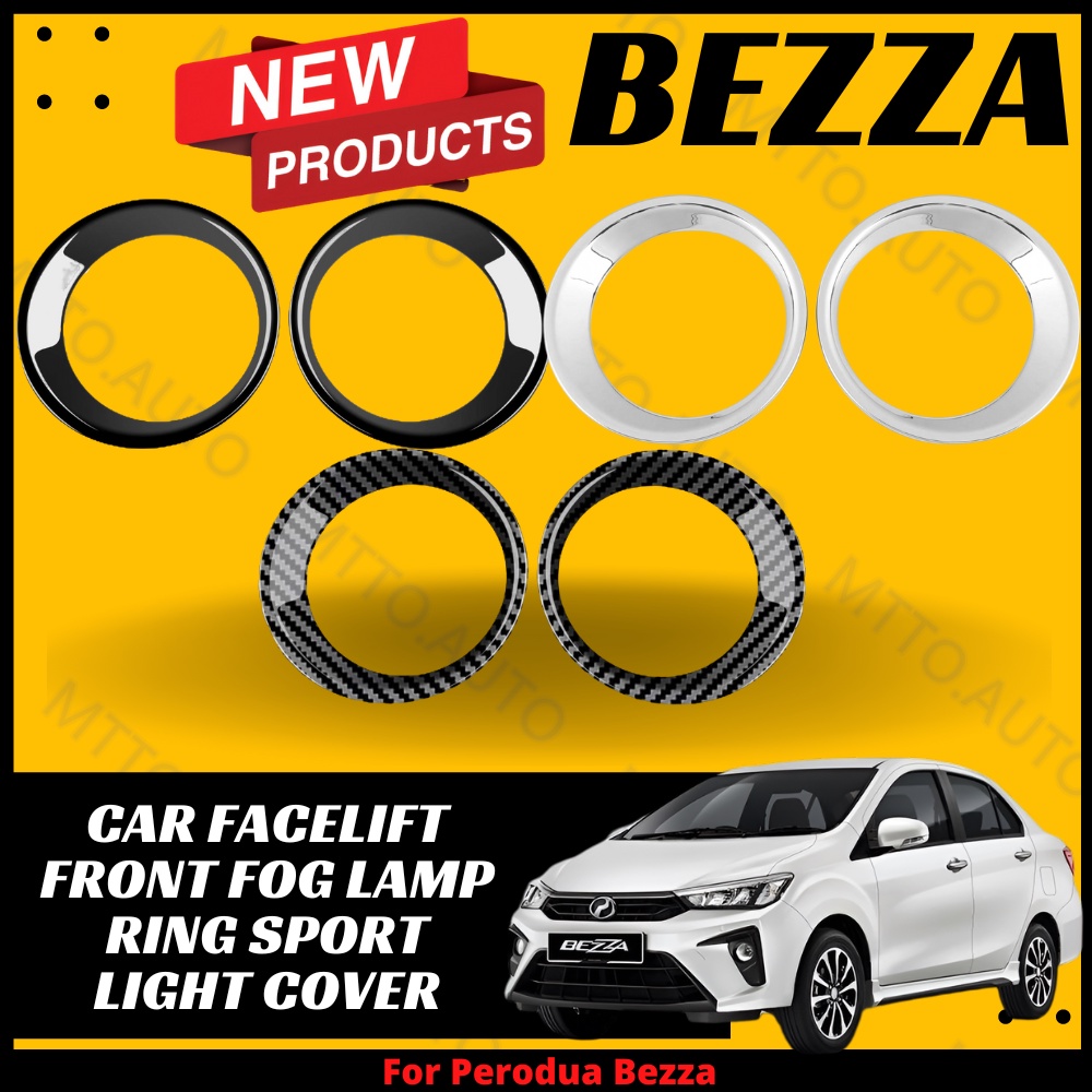 MTTO Perodua Bezza New Facelift Exterior Car Facelift Front Fog Lamp ...