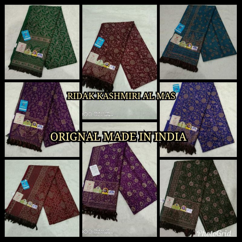 Rida Ridak Shawl Sulam /Sunnah Kashmiri Tebal almas good qualiy ...
