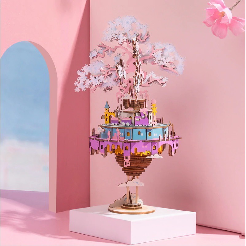 【READY STOCK🇲🇾】City In the Sky Moveable Music Box 3D Puzzle 🇬🇧 ...