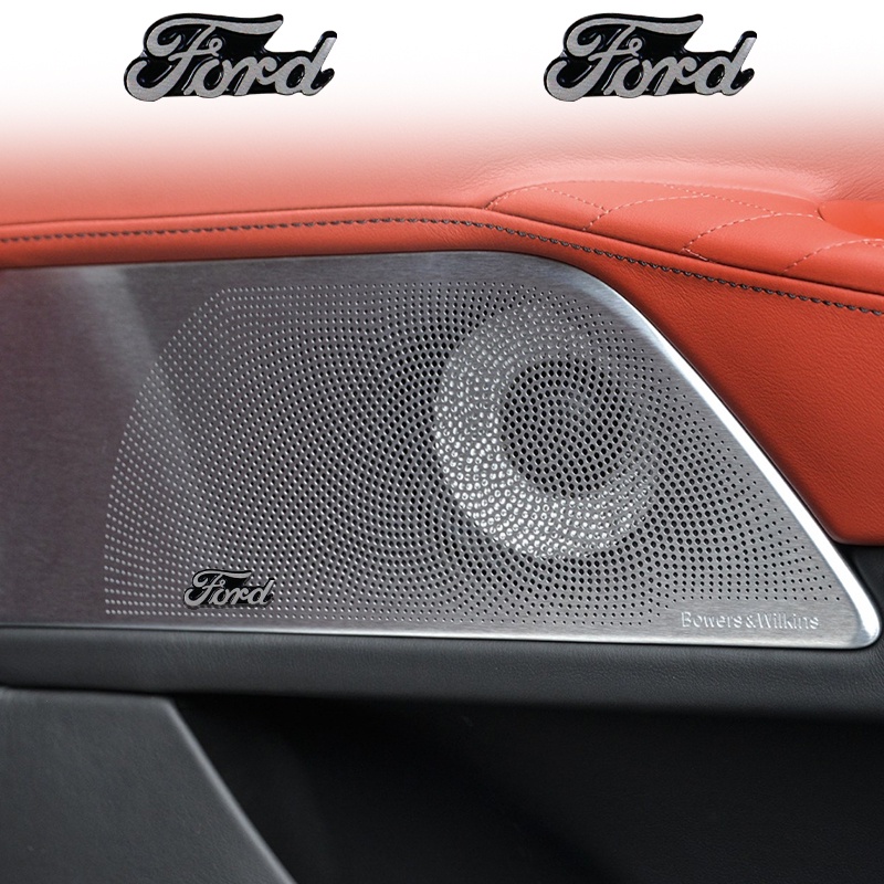 4pcs/10pcs Aluminum Car Audio Stickers 3D Car Logo Styling Car Video ...