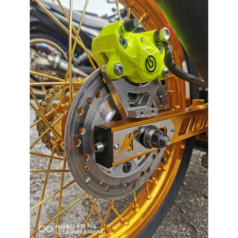 Brembo Rear Bracket 2pot belakang Yamaha 125z 125zr / Lc5s / Y15 custom ...