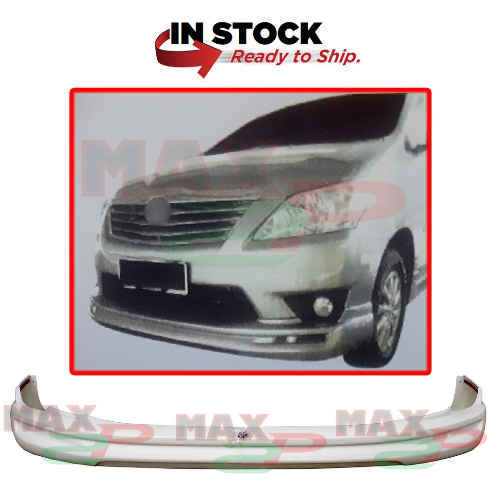 Toyota Innova (2012) OE Style Front Skirt Skirting Bumper Lower Lip ...