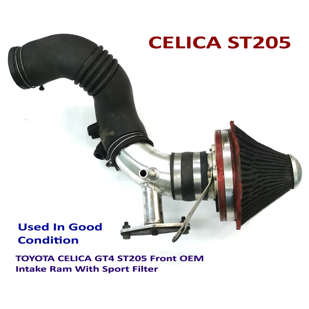TOYOTA CELICA GT4 ST205 Front OEM Intake Ram With Sport Filter - Used ...