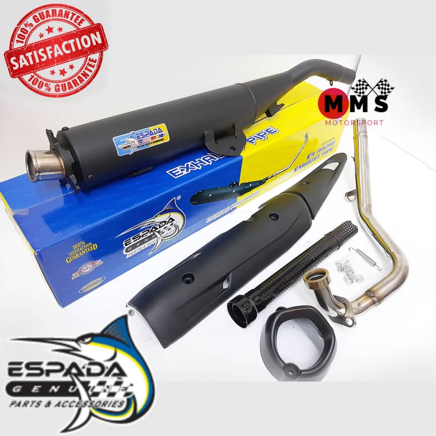 Espada Ekzos Motor Exhaust Pipe Racing E4 II 28mm Y15ZR Y15 | Shopee ...