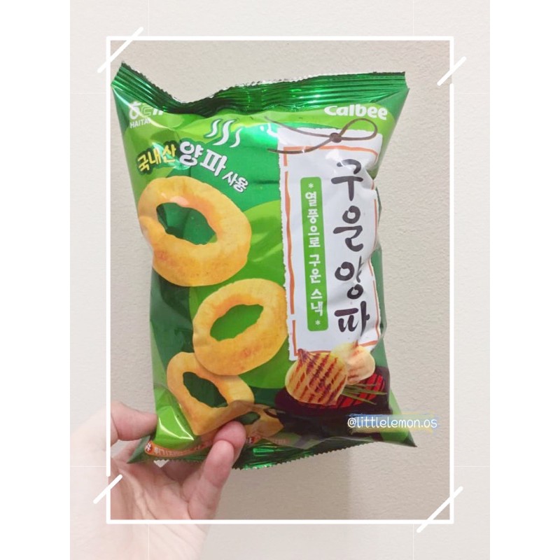 Korean Haitai CALBEE Onion Ring 70g 韩国海苔烤洋葱圈 70g【⚠️Please check the ...