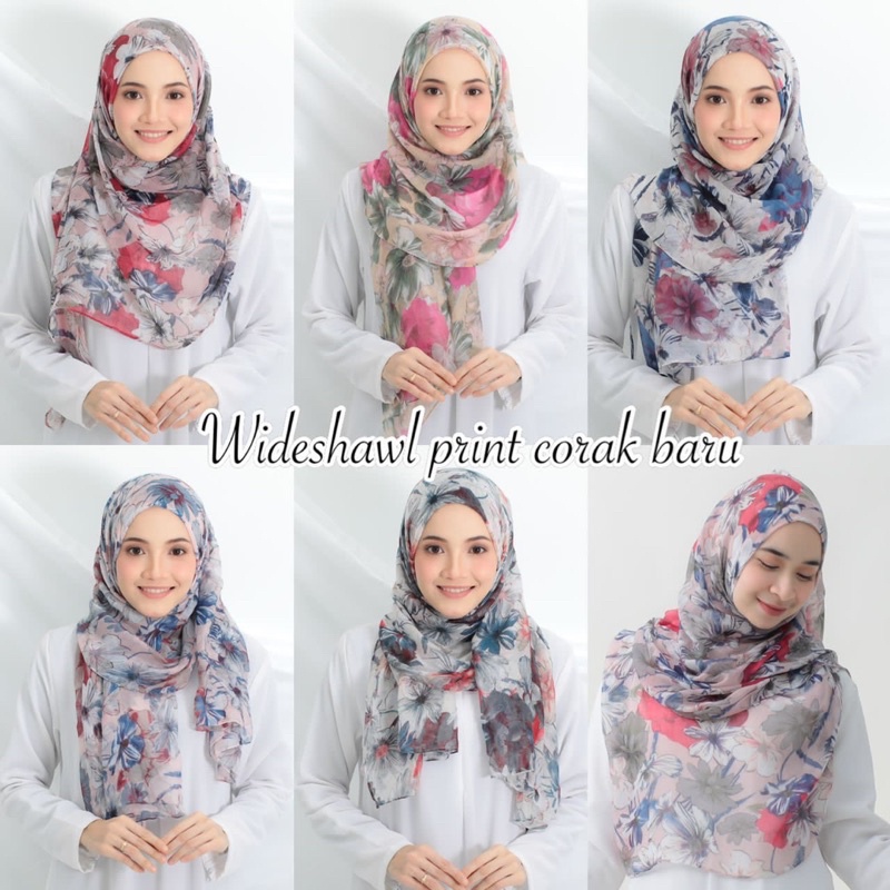 BORONG 20PCS - SHAWL COTTON VOILE PRINTED CORAK | Shopee Malaysia