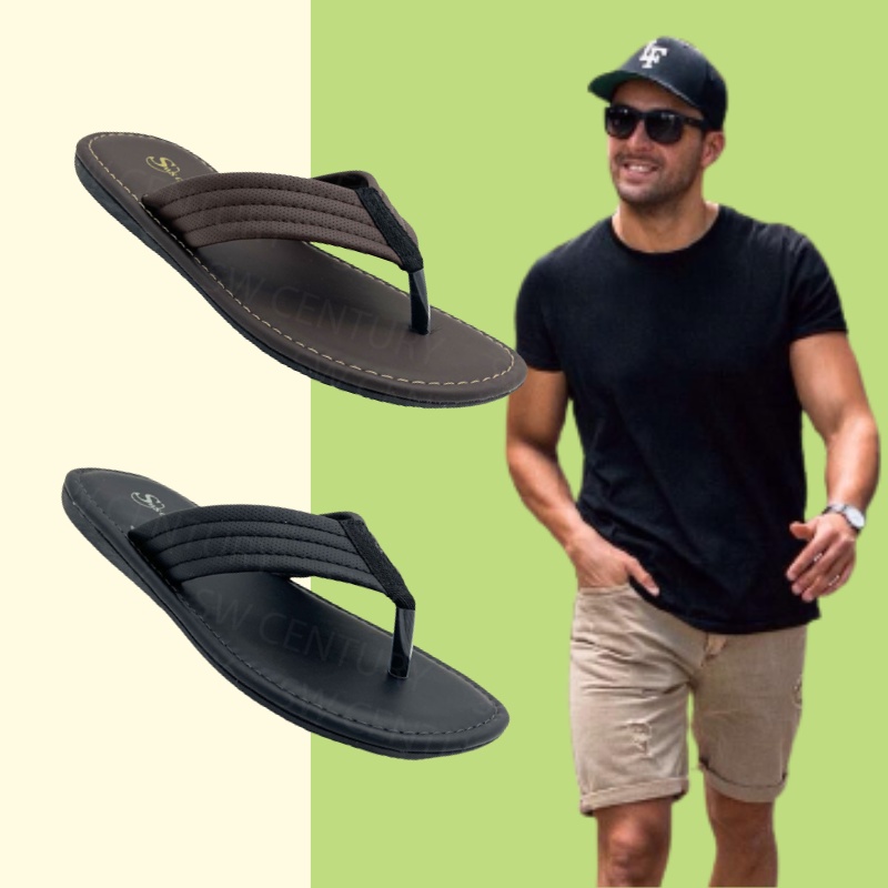 Aswin Mens Modern Flip Flop Sandals Selipar Lelaki Men Sandal Sendal Lelaki Flip Flop