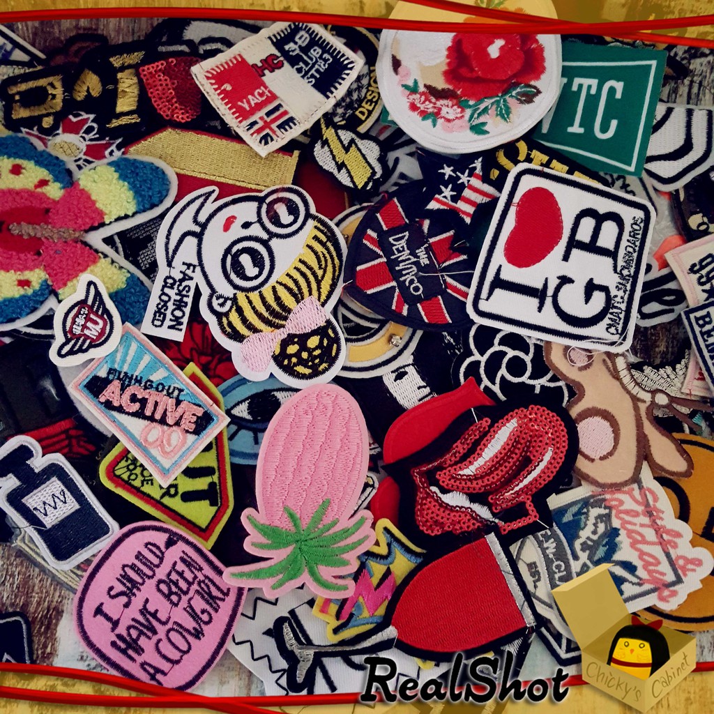 Embroidery Cloth Stickers Applique Patch DIY Accessor Fabric Clothes ...