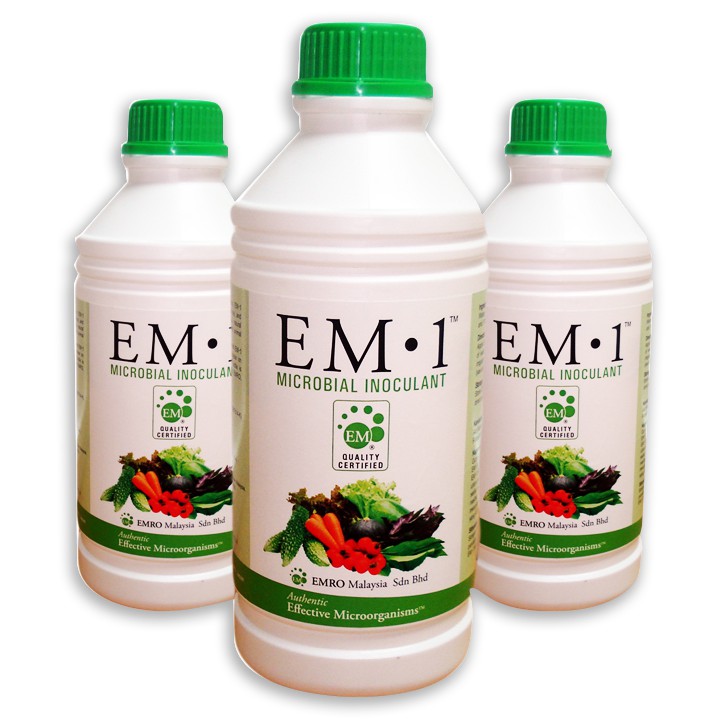 EM1 Effective Microorganism Microbial Inoculant 1 Liter (agriculture ...