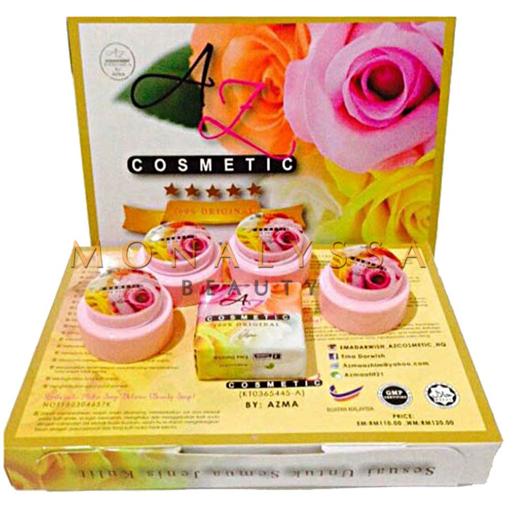 [ORIGINAL HQ] AZ KOSMETIK 5 IN 1 (PACK KUNING) | Shopee Malaysia