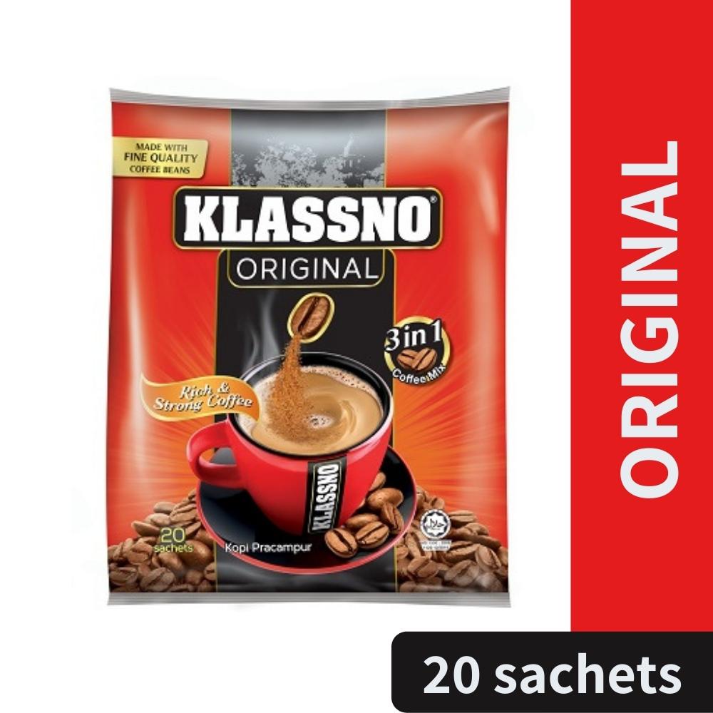 Klassno 3 in 1 Coffee mix - Original -20g x 18 sachets | Shopee Malaysia