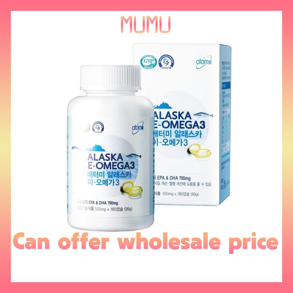 Atomy / Alaska E-Omega3 550mg x 180capsules / 99g From Korea / Korea ...