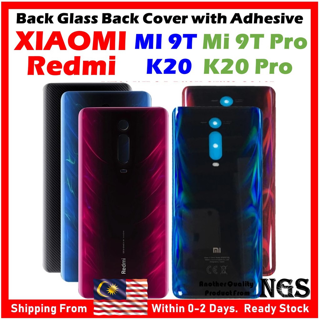 Battery Door Back Glass Back Cover with Adhesive For XIAOMI Mi9T Mi 9T ...