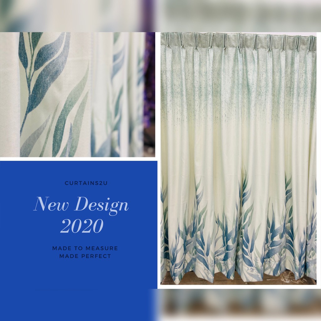 Europe Style DIm out Window short curtains [READY MADE] | Shopee Malaysia