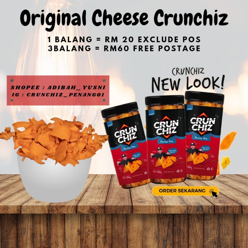 Crunchiz FREE SHIPPING 3balang | Shopee Malaysia