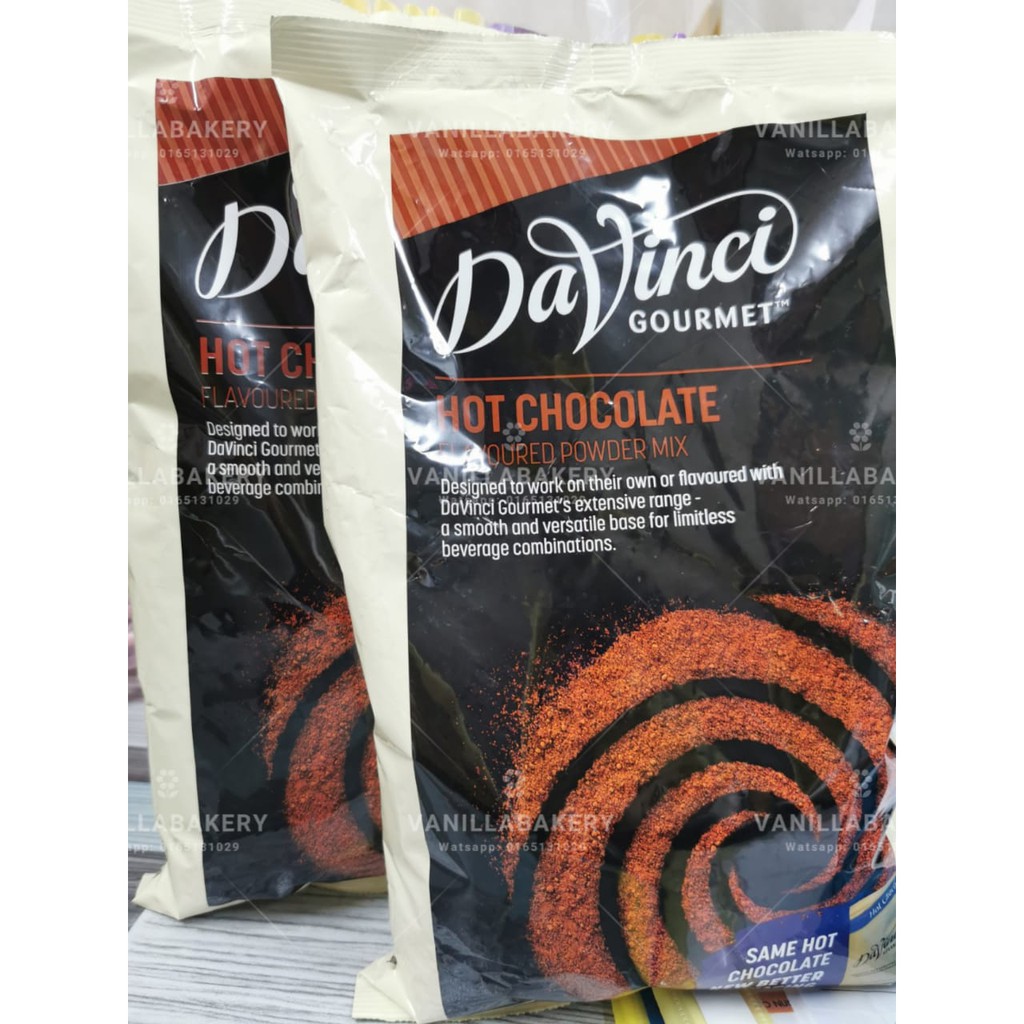 DAVINCI BELLAGIO SIPPING CHOCOLATE POWDER 1KG Serbuk Coklat Bellagio Da ...