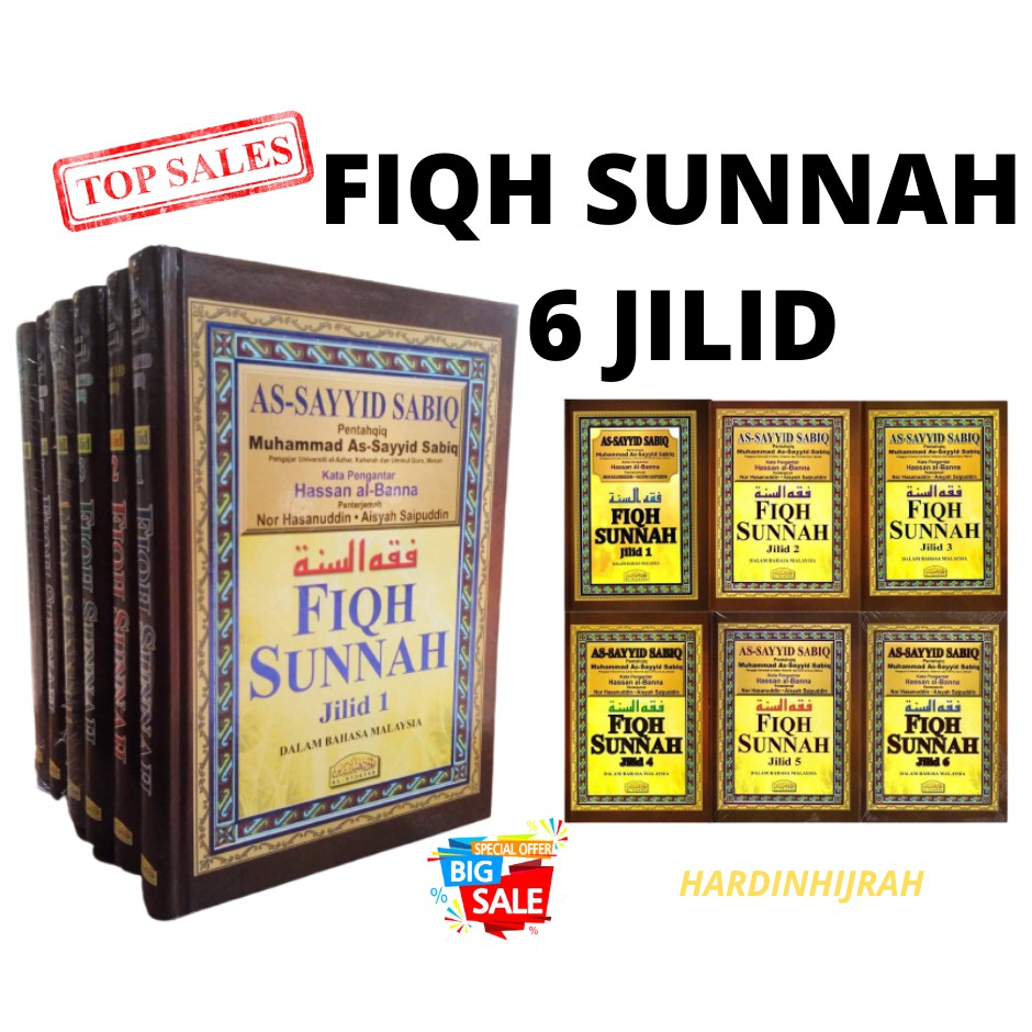 KITAB FIQH SUNNAH SET JILID 1-6 - AS-SAYYID SABIQ | Shopee Malaysia
