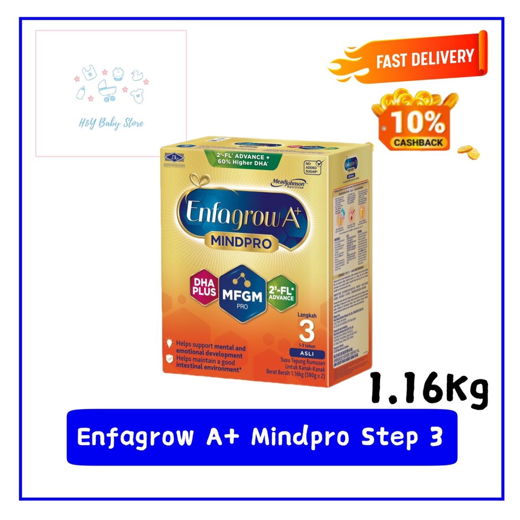 Enfagrow A+ MindPro 2FL Step 3 Original / Vanilla 1.16kg (Milk Formula ...