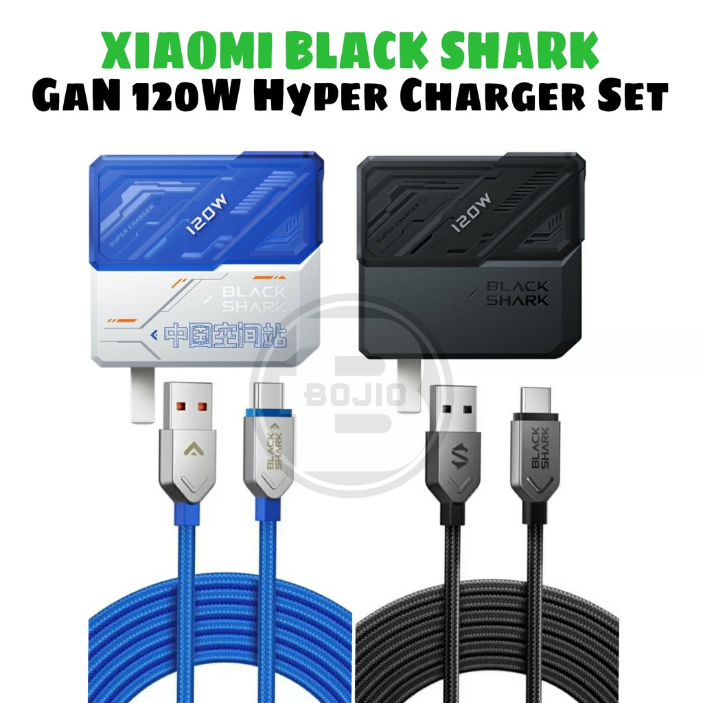 Original Black Shark 120W Hyper Charger Set Xiaomi 120W Charger Fast ...