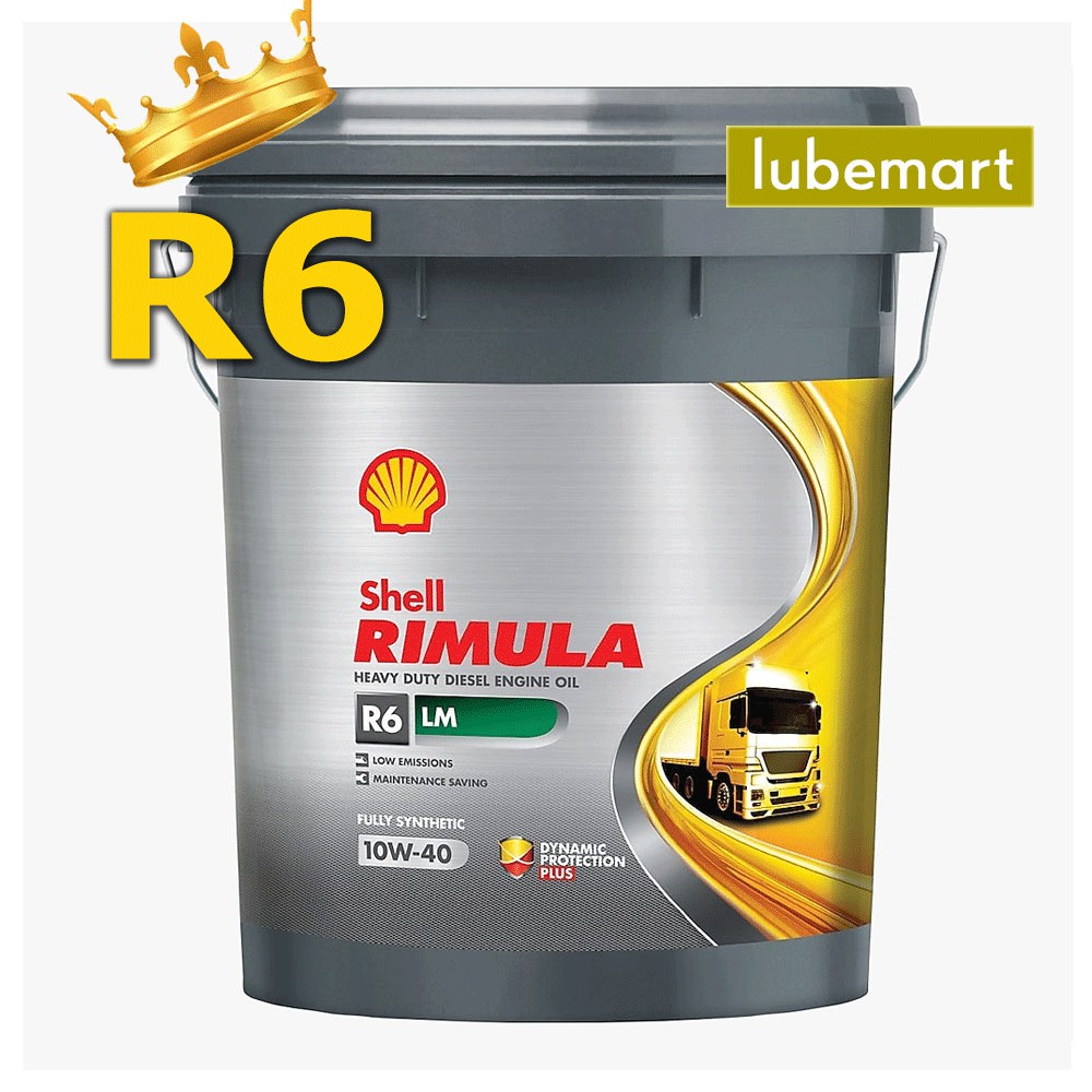 Shell Rimula R6 LM 10W-40 CK4 (20 liters) - Fully Synthetic HDEO 10W40 ...