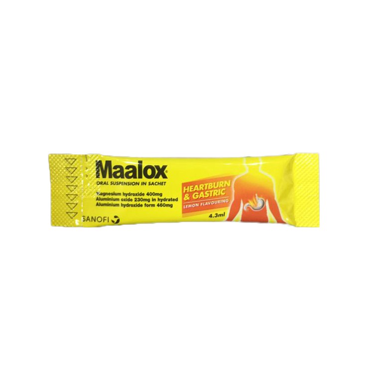Maalox Oral Suspension in Sachet - 1's (Gastric/Heartburn/Reflux ...