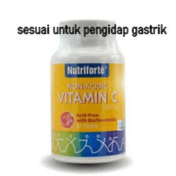 Nutriforte Non-acidic Vitamin C 1000mg with Bioflavonoids 60tabs expire ...