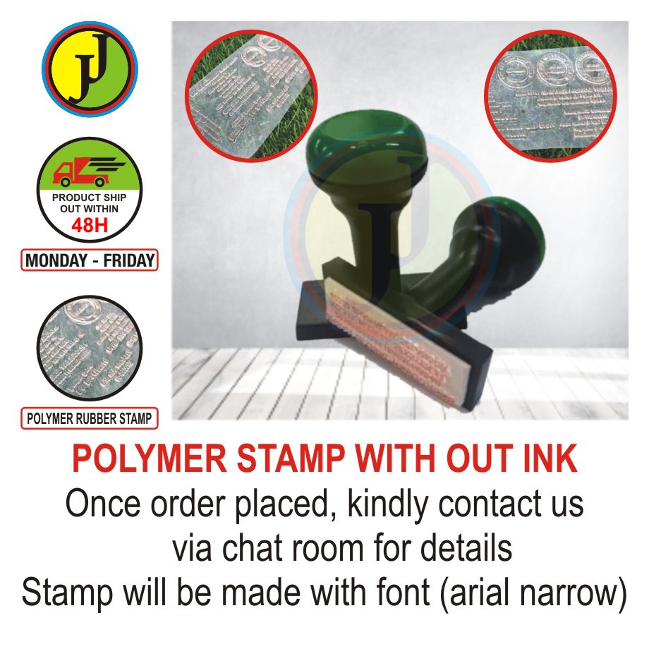 Custom Made Rubber Stamp ~ Company Chop ~ Address Chop ~ Bank Chop ...
