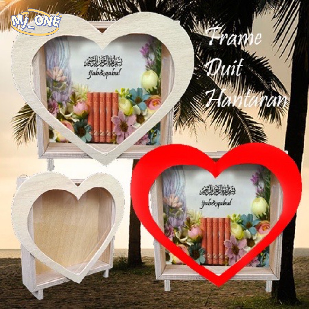 Frame Duit Hantaran Kahwin LOVE / Frame duit mas kahwin/white7x8in ...