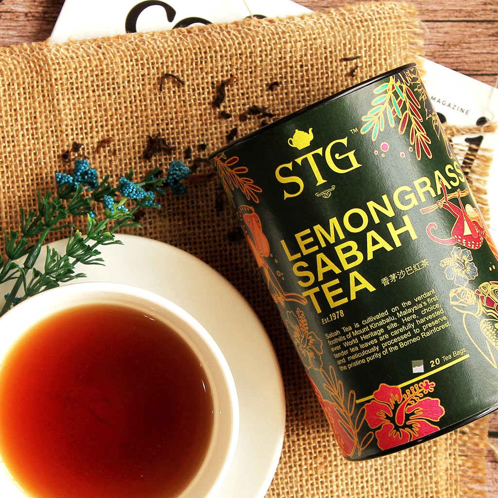 STG Standard Series Lemongrass Sabah Tea_20's Pot Bag 香茅沙巴红茶 | Shopee ...