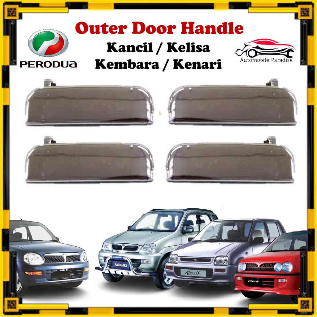 Perodua Kembara Kancil Kelisa Kenari - Chrome Outer Door Handle ...