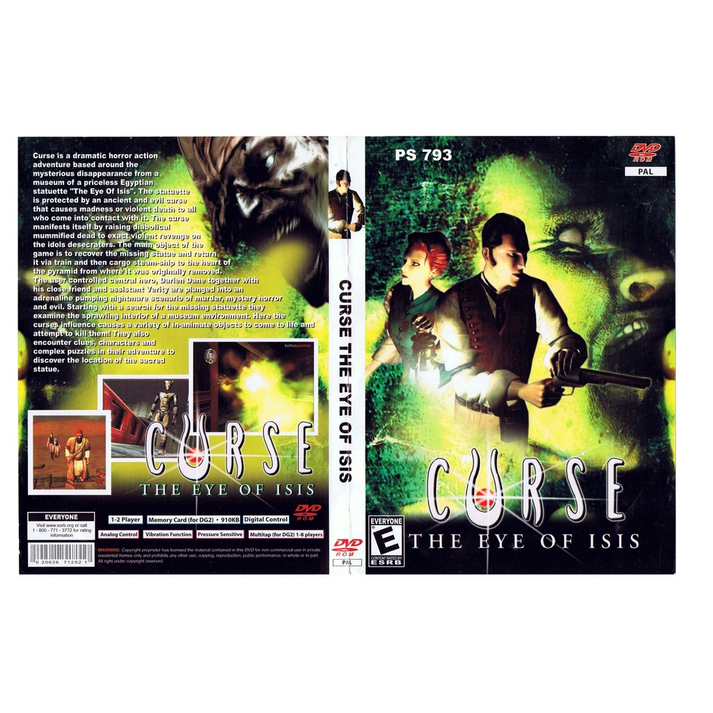 PS2 GAME COLLECTION CURSE THE EYE OF ISIS | Shopee Malaysia