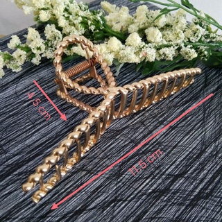 Korean Style Aesthetic Large Metal Hair Claws (Sepit Rambut Besar ...