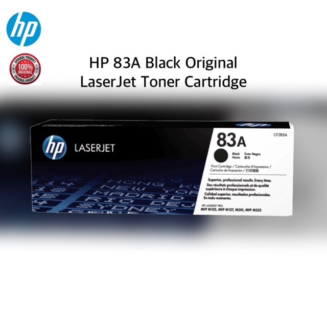 HP 83A Black 100% Original Laser Jet Toner Cartridge | Shopee Malaysia