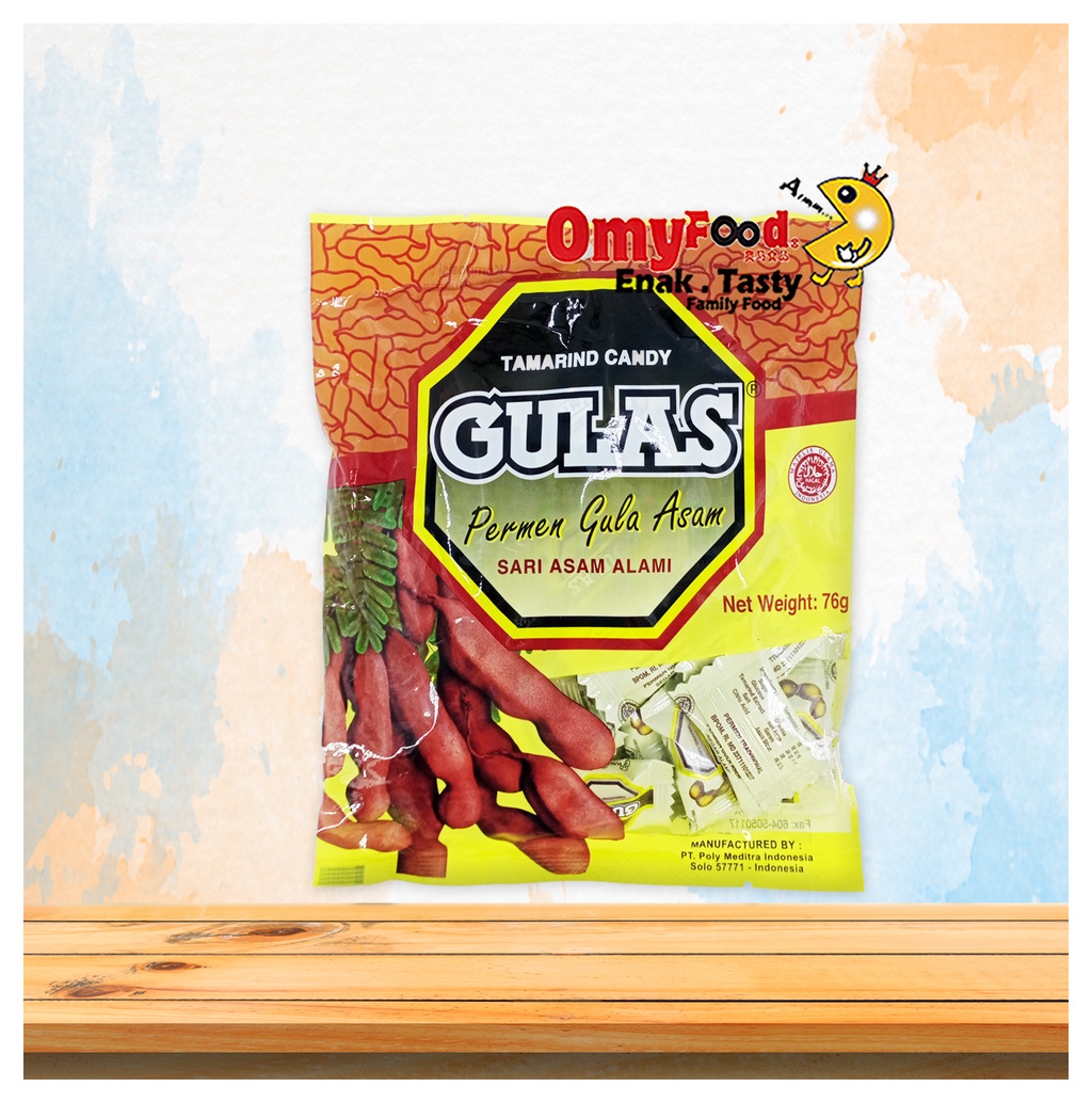 76g Tamarind Candy Gulas Permen Gula Asam Sari Asam Alami [OmyFood ...