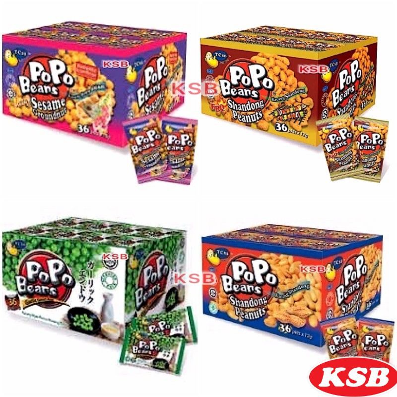 36 Packs Tcsb Popo Beans | Shopee Malaysia