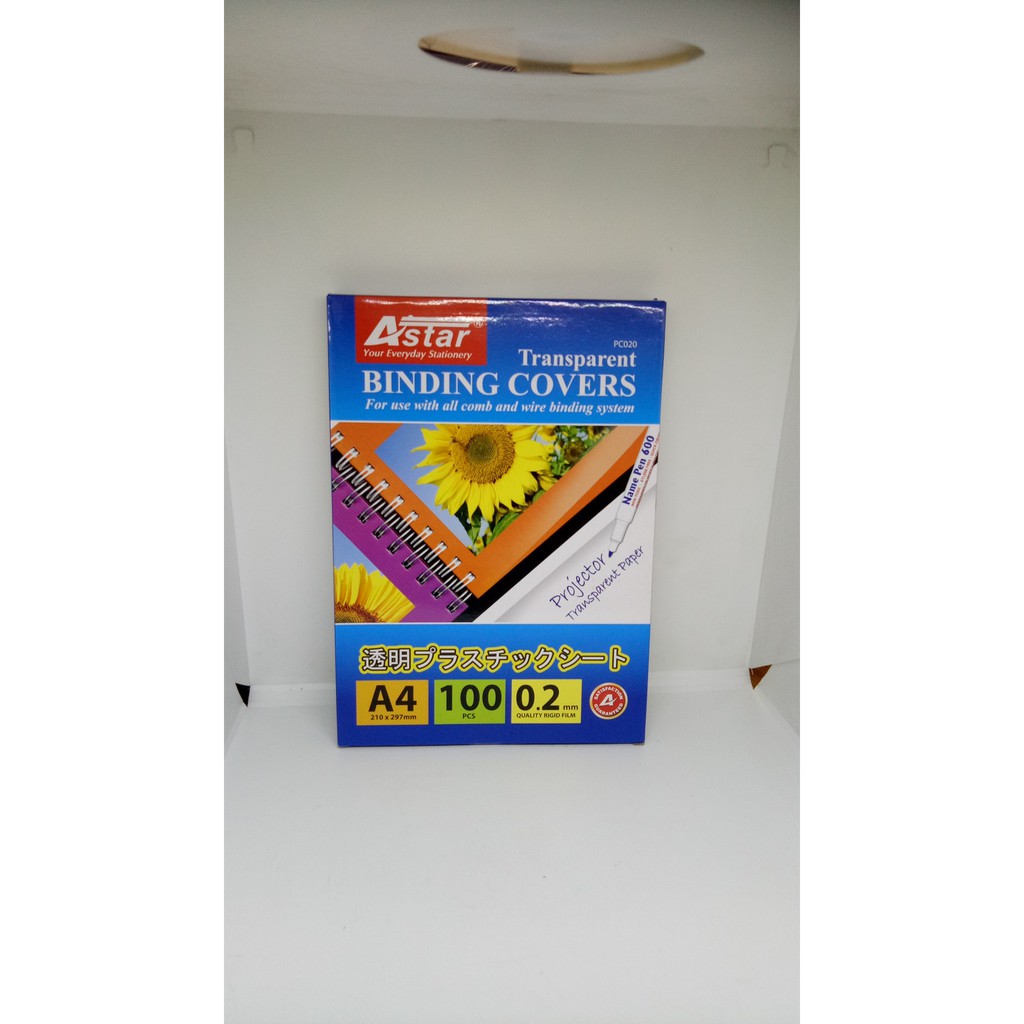 Astar Transparent Binding Covers A4 | Shopee Malaysia