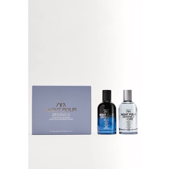 Zara Night Pour Homme II + Night Pour Homme II SPORT 100 ml | Shopee ...