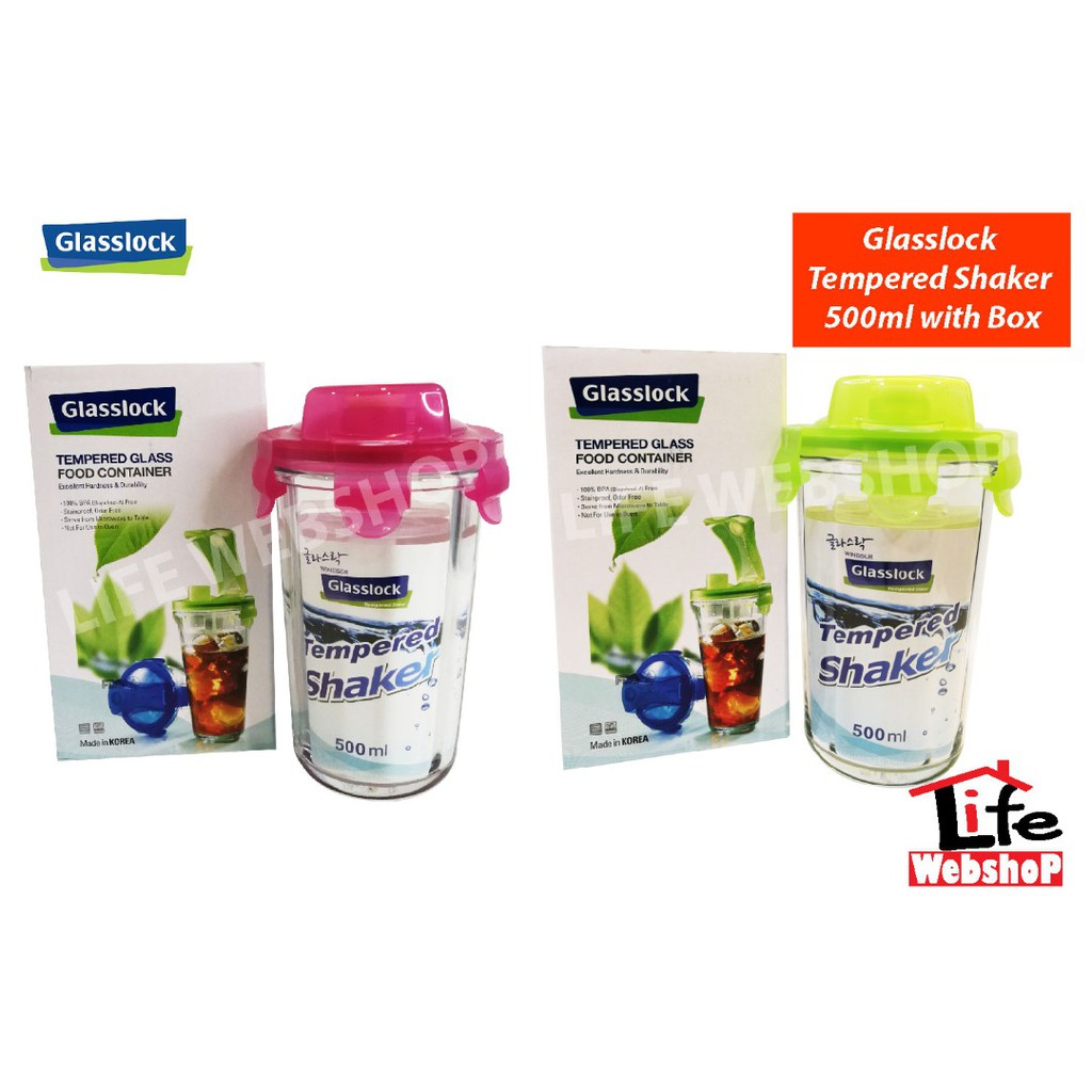 GLASSLOCK TEMPERED SHAKER 500ML | Shopee Malaysia