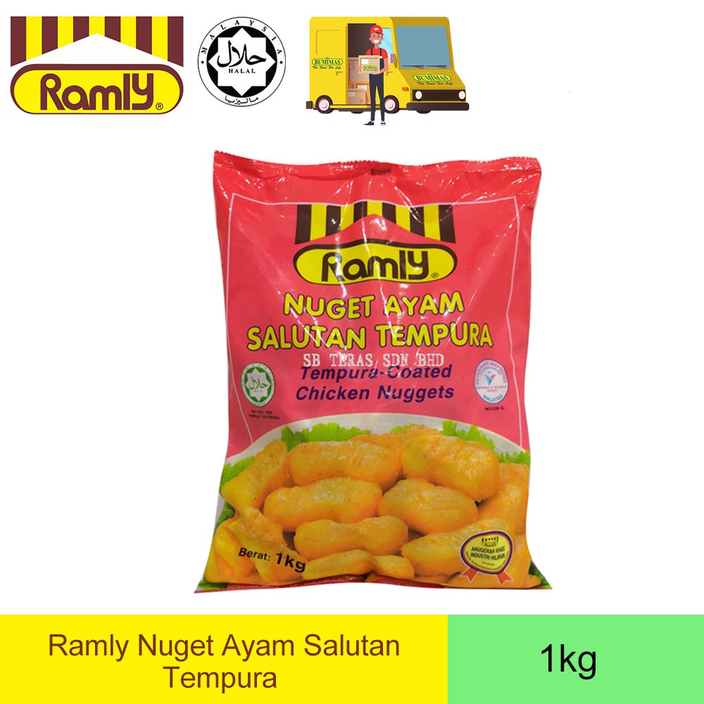 Ramly Nuget Ayam Salutan Tempura 1kg | Shopee Malaysia