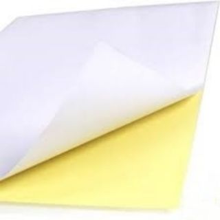 A4 White Simili Sticker / Matt Sticker 100sheets | Shopee Malaysia