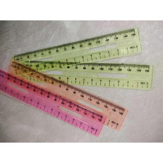 Student Plastic Color Ruler/Pembaris Plastik Warna 15cm - 1 pcs | Shopee Malaysia