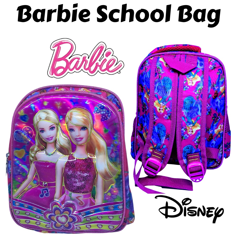 Beg Sekolah Barbie 5D Red Beg Merah Beg Budak Sekolah Rendah Tahan ...