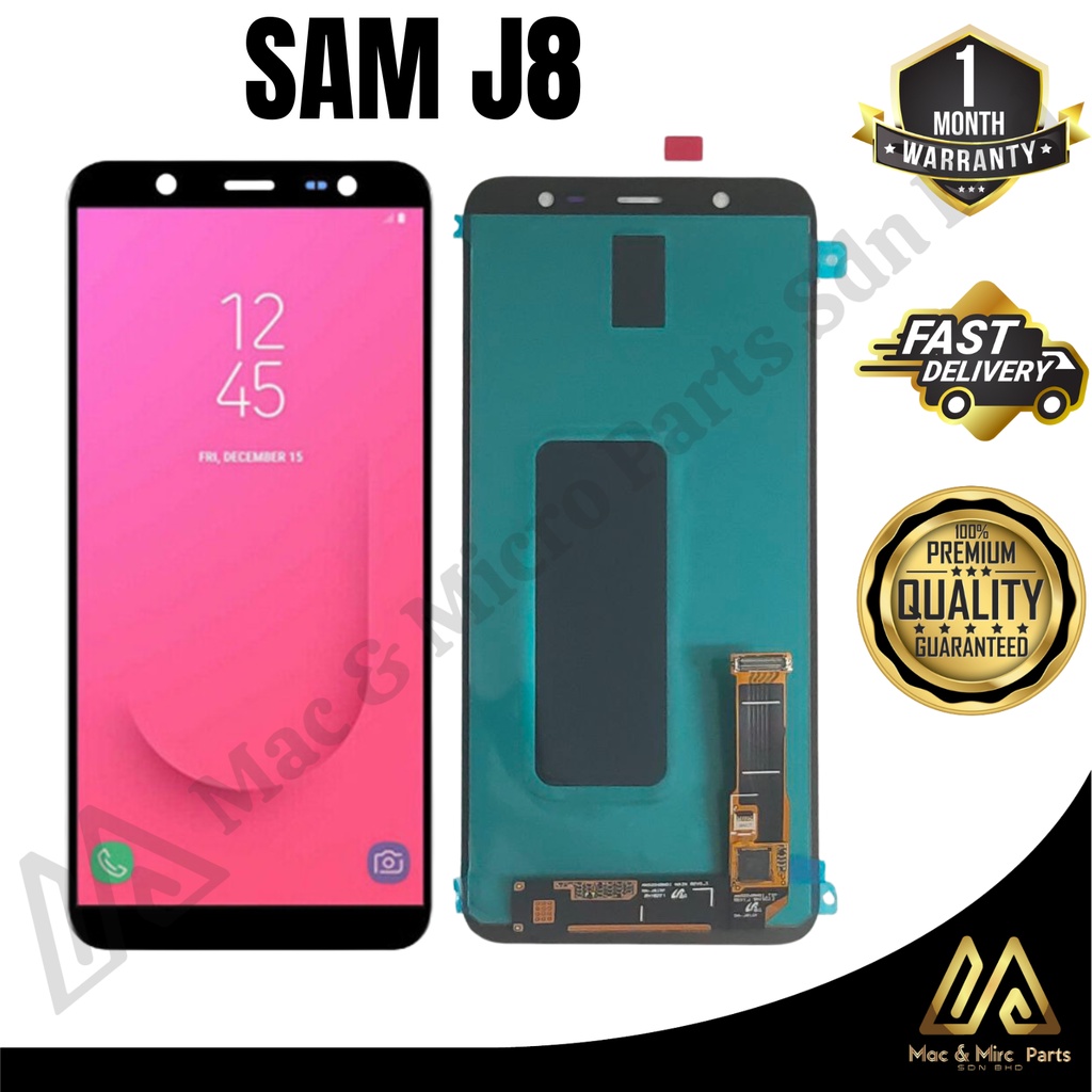 SAMSUNG J8 J810 ORIGINAL FULLSET LCD TOUCH DIGITIZER REPLACMENT PARTS ...