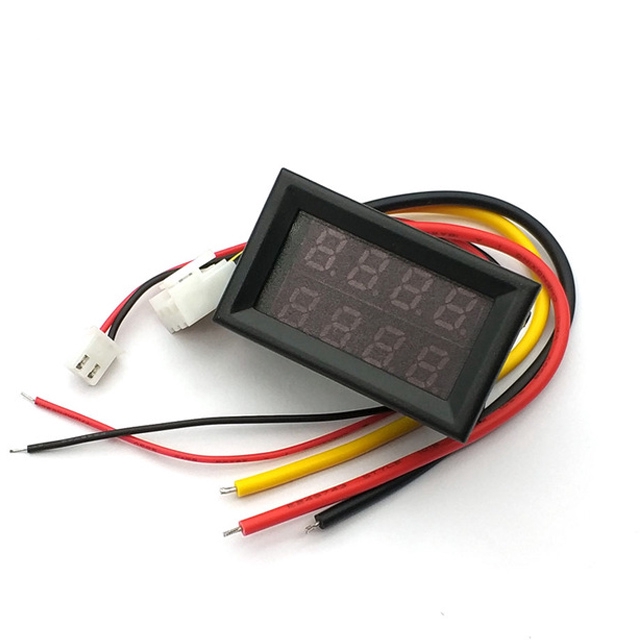 Panel Mount Digital Volt Voltage Amp Meter (0-100VDC & 0-100A) | Shopee ...