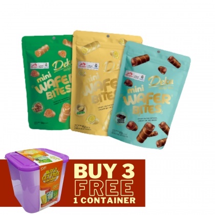[HALAL]DEKA MINI WAFER BITES 200G DEKA MINI WAFER BITES 80G BUY 3 FREE ...