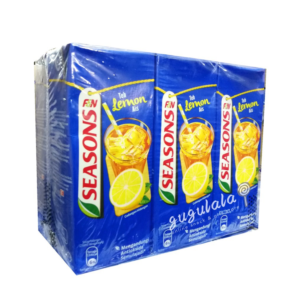 F&N Season Ice Lemon Tea 6's x 250ml | Shopee Malaysia