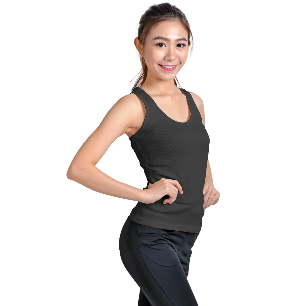 Ladies Classic Fitting Tank - 100% Cotton Singlet for Summer Home Top ...